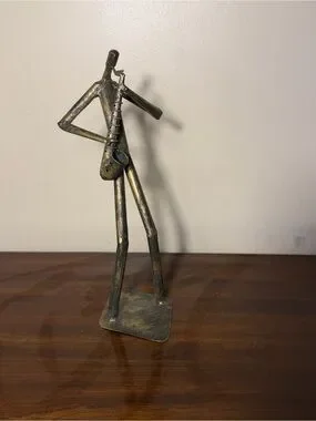 Z Gallerie | Accents | Z Gallerie Brutalist Style Saxophone Player Tube ...
